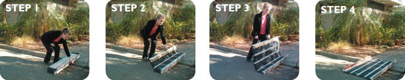 Invacare Ramp | Portable Folding Ramps | Edge Barrier Limiter